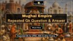 Important 50+ Mughal Empire Questions and Answers Repeated in Exams ...